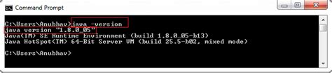How To Check Current Jdk Version Installed In Your System Using Cmd