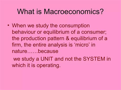 Introduction To Macroeconomics PPT