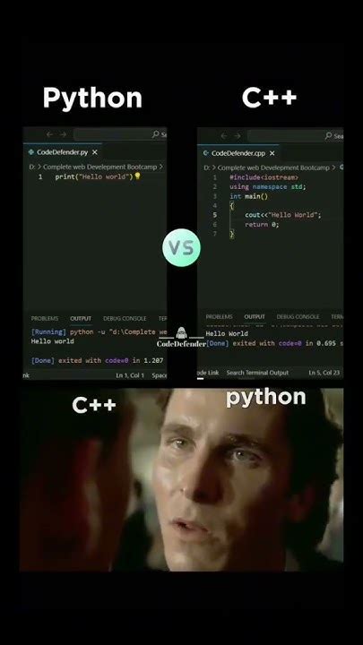 Python Vs C 😂 Developermemes Codingmemes Funny Comedy Programmingmemes Youtube