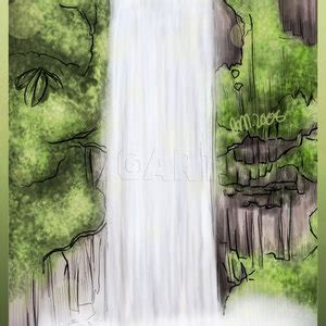 How To Draw A Waterfall Step By Step Drawing Guide By Dawn Dragoart Com