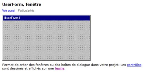 Feuille Userform Avec Paramètres Résolu