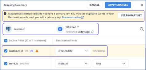Modifying Schema Mapping For Event Types Hevo Data
