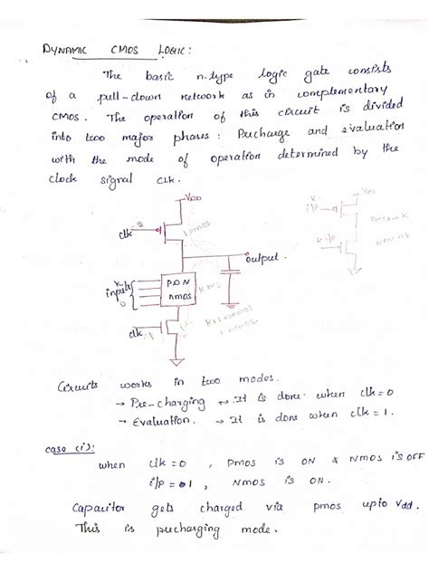 Dynamic Cmos Logic Notes Vlsi Pdf
