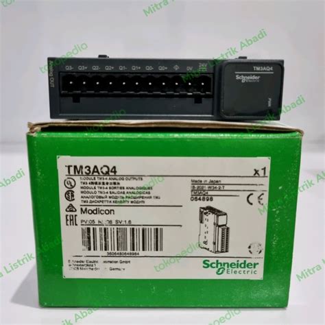 jual schneider modicon tm3aq4 module tm3 4 analog outputs jakarta