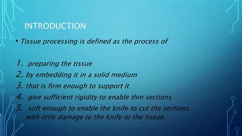 Tissue Processing Pptx