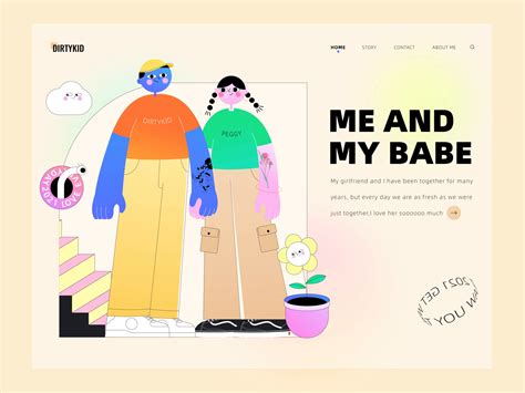 Me And My Babe By Dirtykid On Dribbble