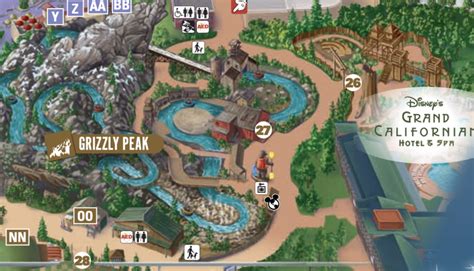2026 Disney California Adventure Map Printable Pdf