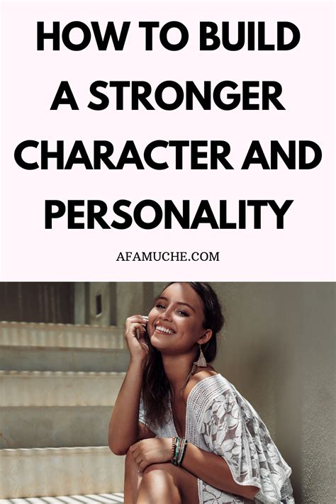 How To Develop A Strong Character 15 Ways Afam Uche