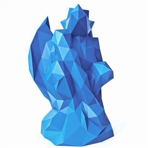 3d Model Gargoyle Low Poly Vr Ar Low Poly Cgtrader