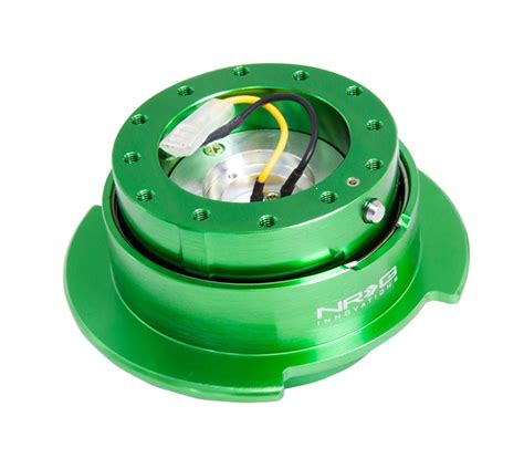 Nrg Quick Release Kit Gen 25 Green Body Titanium Chrome Ring