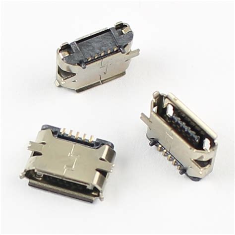 20pcs Micro Usb B Female 5pin Smt Socket Connector Diy Ebay