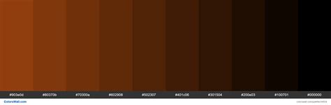 Shades Xkcd Color Burnt Umber A0450e Hex