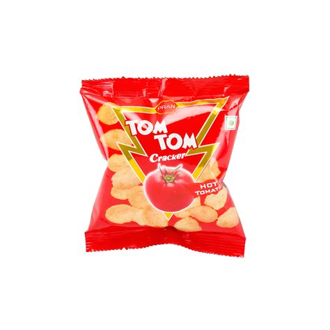 Pran Tom Tom Potato Cracker Hot Tomato Flavoured 60g — Spice Divine