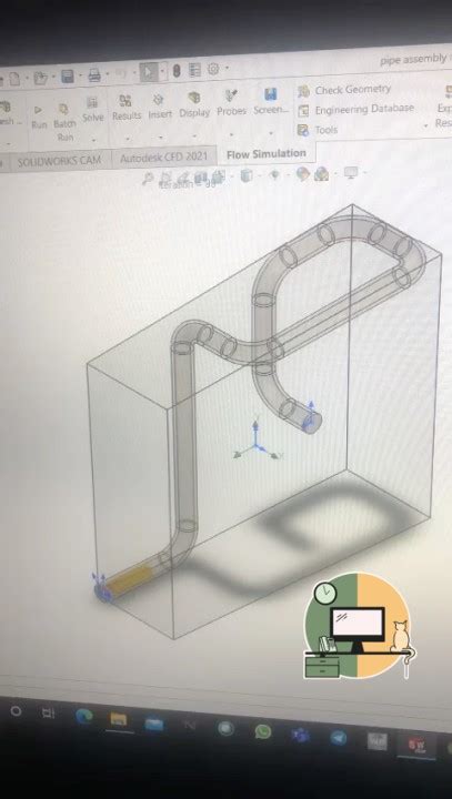 Muhammad Najmi Hanani On Linkedin Learning Some Of The Basic Solidwork Fluid Flow Simulation