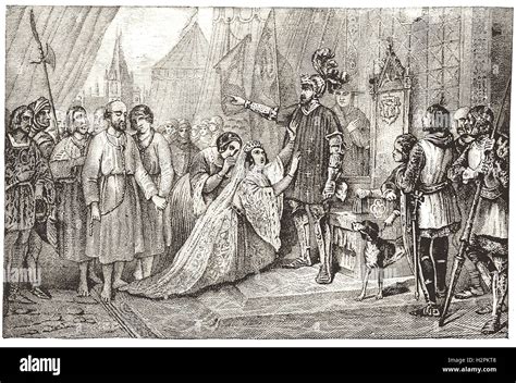 Queen Phillippa Interceding For The Citizens Of Calais From Cassell