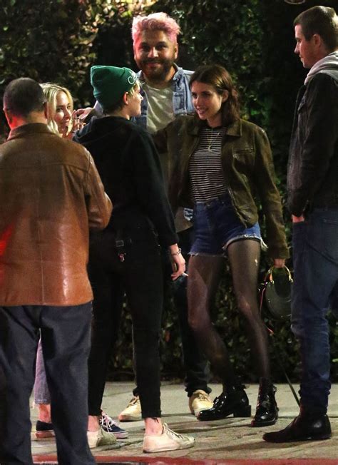 Kristen Stewart And Emma Roberts Out In La Celebmafia