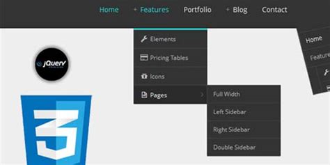 64 Jquery Css3 Menu Plugins And Tutorials Designbeep