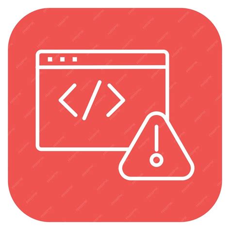 Premium Vector Code Error Vector Illustration