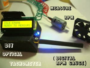 Measure RPM Optical Tachometer Using Arduino Duino