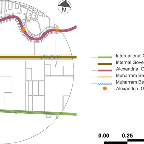 1 Radius Walking Distance Map Case Study Zone Present This Figure Download Scientific