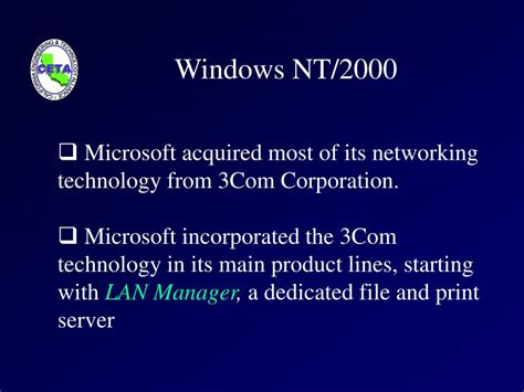 Ppt Windows Nt 2000 Powerpoint Presentation Free Download Id 15724