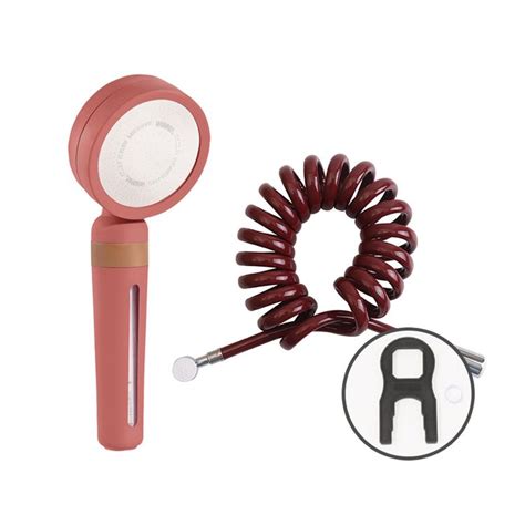 Sf S580w 블라썸 와이드 필터샤워기 버건디＋스프링 샤워호스 3m 버건디 세트 미니스 홈플러스 택배배송