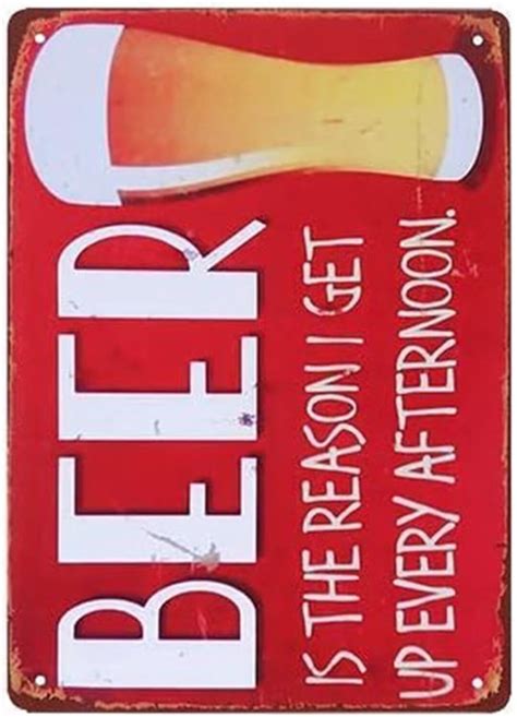 Retro Metal Beer Tin Sign Metal Wall Decorations Vintage Beer Wall