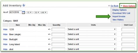 Import Invoices Store User Guide