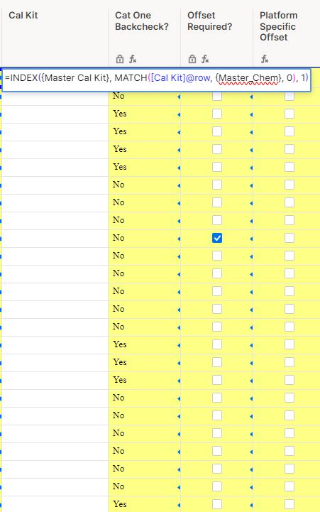 index match function trouble — smartsheet community