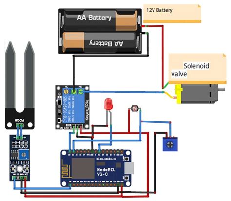 An Electronic Device Is Connected To The Battery And Other Components