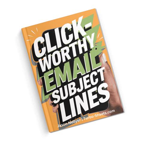 Click Worthy Email Subject Lines Turbo Sheets