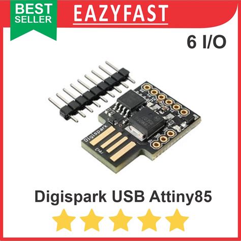 Digispark Microcontroller Arduino Board Attiny85 Micro Usb Development