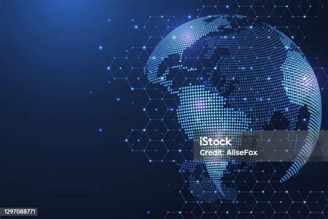 글로벌 네트워크 연결 글로벌 비즈니스의 세계지도 포인트 및 라인 구성 개념 인터넷 기술 소셜 네트워크 벡터 일러스트레이션 인터넷에 대한 스톡 벡터 아트 및 기타 이미지