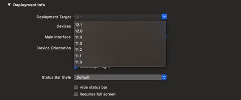 Ios How Do I Set A Previous Base Sdk In Xcode 10 Stack Overflow