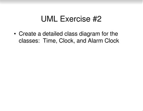 Solved UML Exercise 2 Create A Detailed Class Diagram For Chegg
