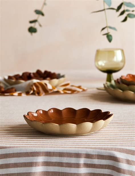 Marrakesh Rust Side Plate Rose And Grey Rose And Grey