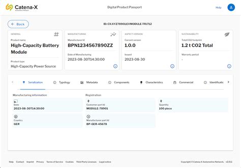 Battery Pass Application Success Story Eclipse Tractus X