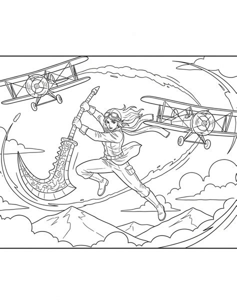 Free Mira Coloring Pages 2025 K Pop Demon Hunters