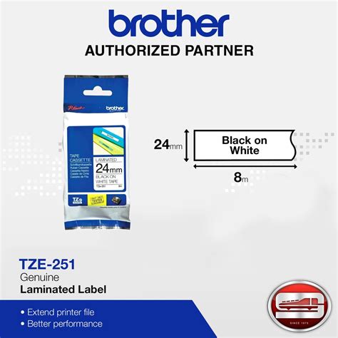 Brother Tze Black On White Mm Labelling Tape Original Shopee Philippines