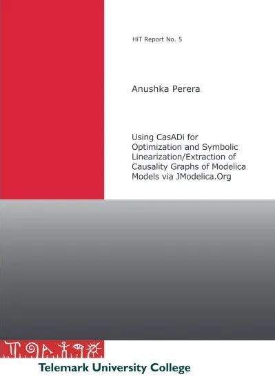 using casadi for optimization and symbolic linearization extraction of causality graphs of