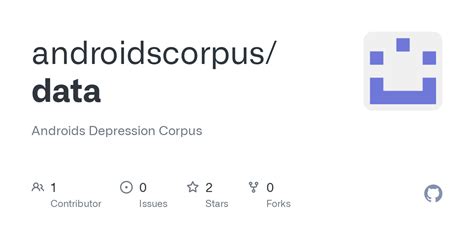 Github Androidscorpusdata Androids Depression Corpus