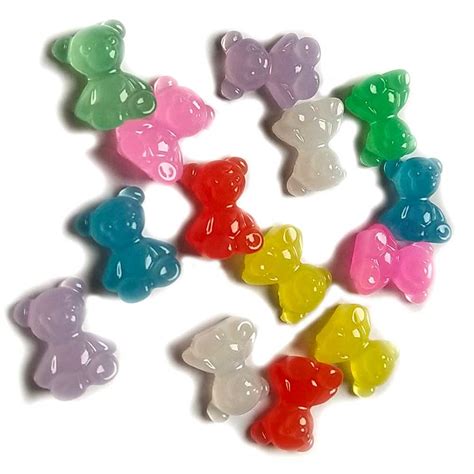 2050pcs Bulk Assorted Color Gummy Bear Candy Bead Grandado