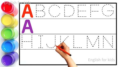 유아와 아이들을 위한 점선 따라 대문자 소문자 알파벳 쓰기 모음 알파벳송 Abcd Abcd Alphabet Song A To Z English For