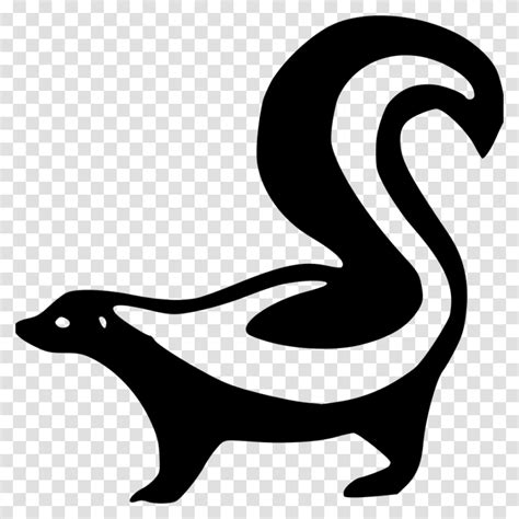 Skunk Clipart Black And White 48 Koleksi Gambar