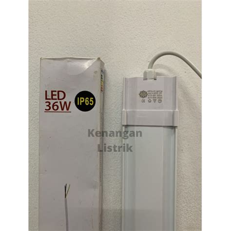Jual Kap Lampu Tl Led Waterproof Putih Ip Watt Jakarta Barat Kenangan Listrik Tokopedia