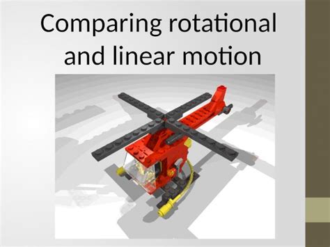 Pptx Comparing Rotational And Linear Motion Angular Velocity Angular