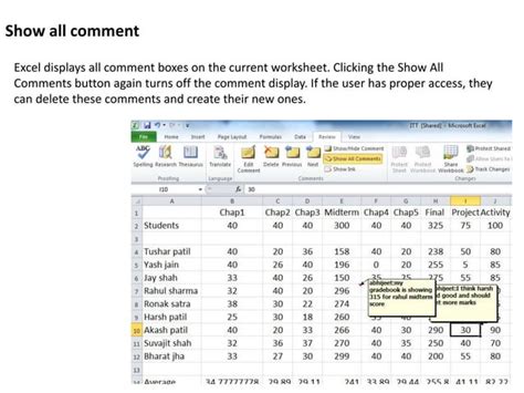 Excel Review And View Tab Pptx Desktop Publishing Computer