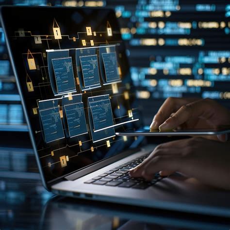 Document Management System Premium Ai Generated Image