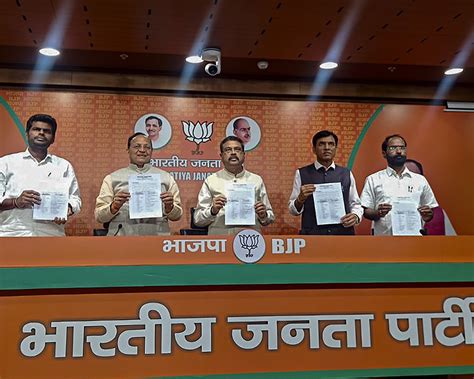 Bjp Fields Heavyweights Against Top Cong Leaders In Assembly Polls