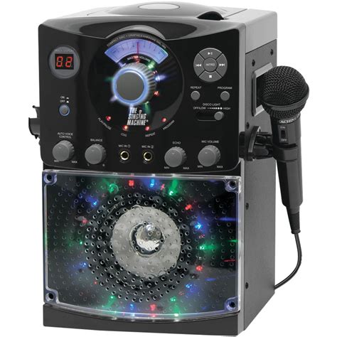 The Singing Machine SML385 Sound & Light Show Karaoke System (Black ...